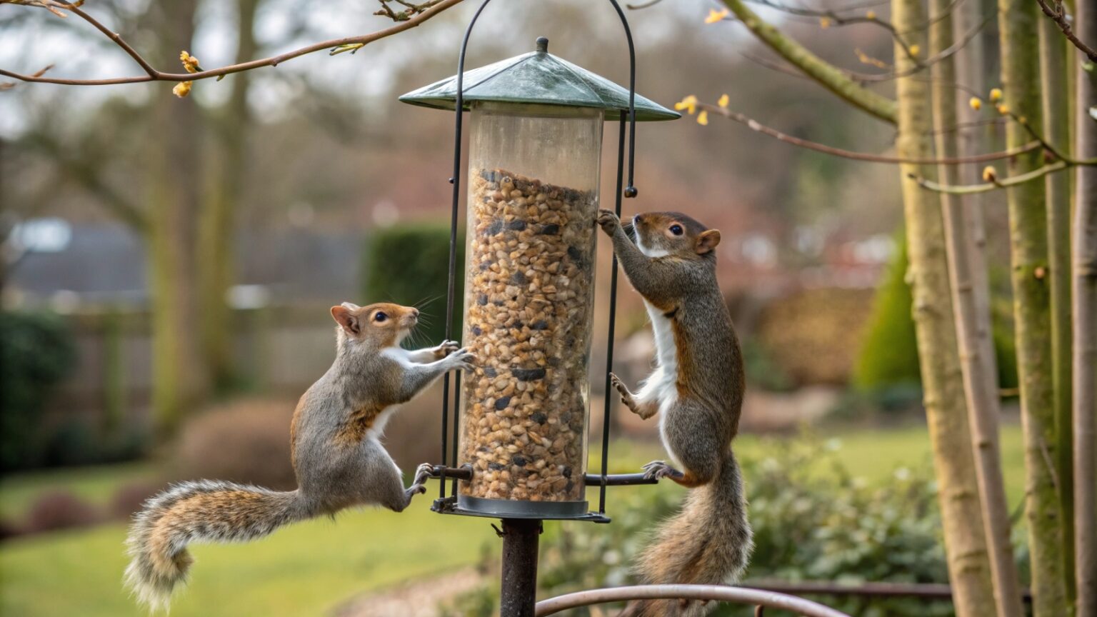 How To Stop Squirrels From Climbing Your Bird Feeder Pole: 10 Proven ...