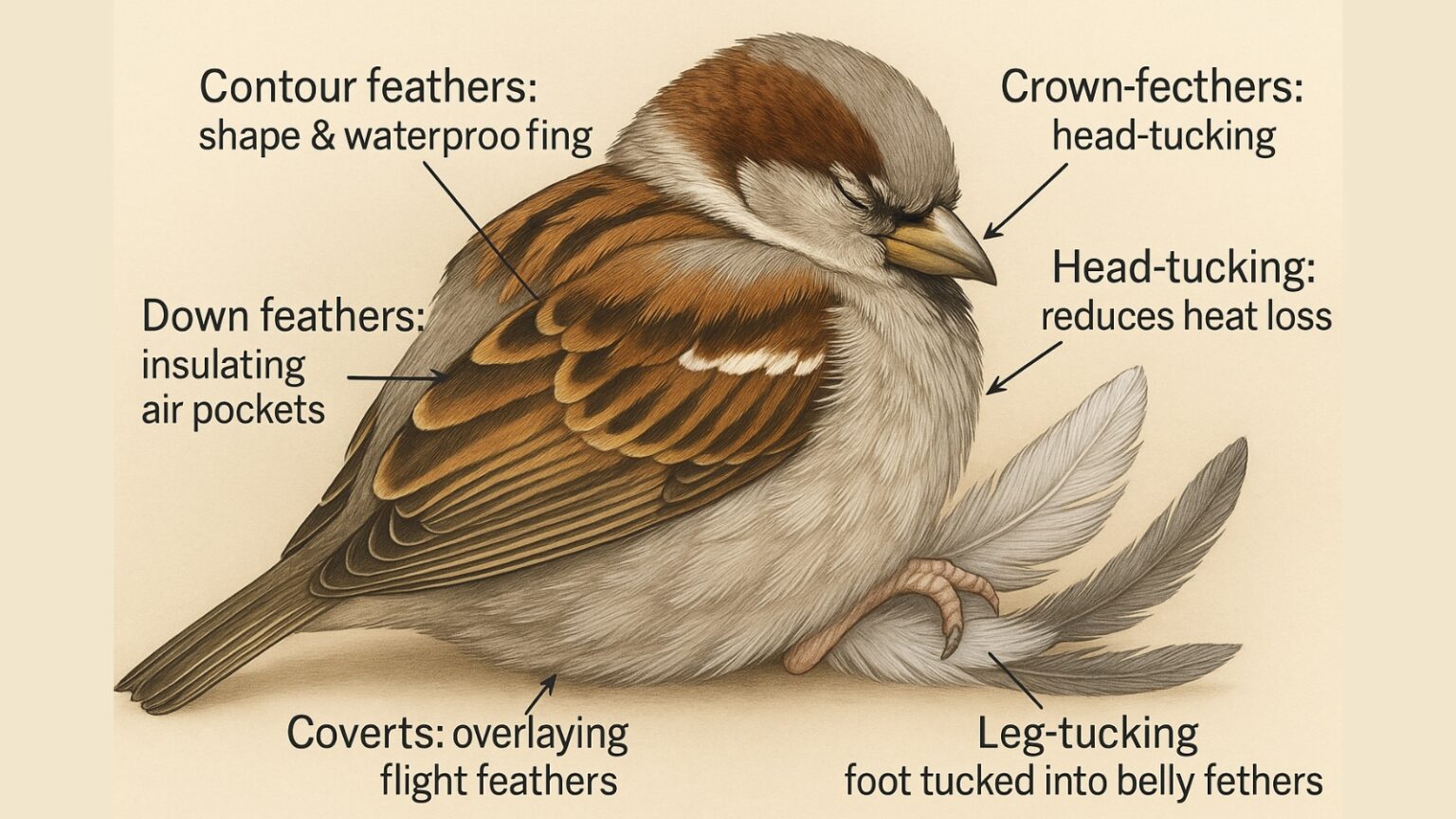 What Do House Sparrows Do at Night? A Complete Guide to Their Nocturnal ...