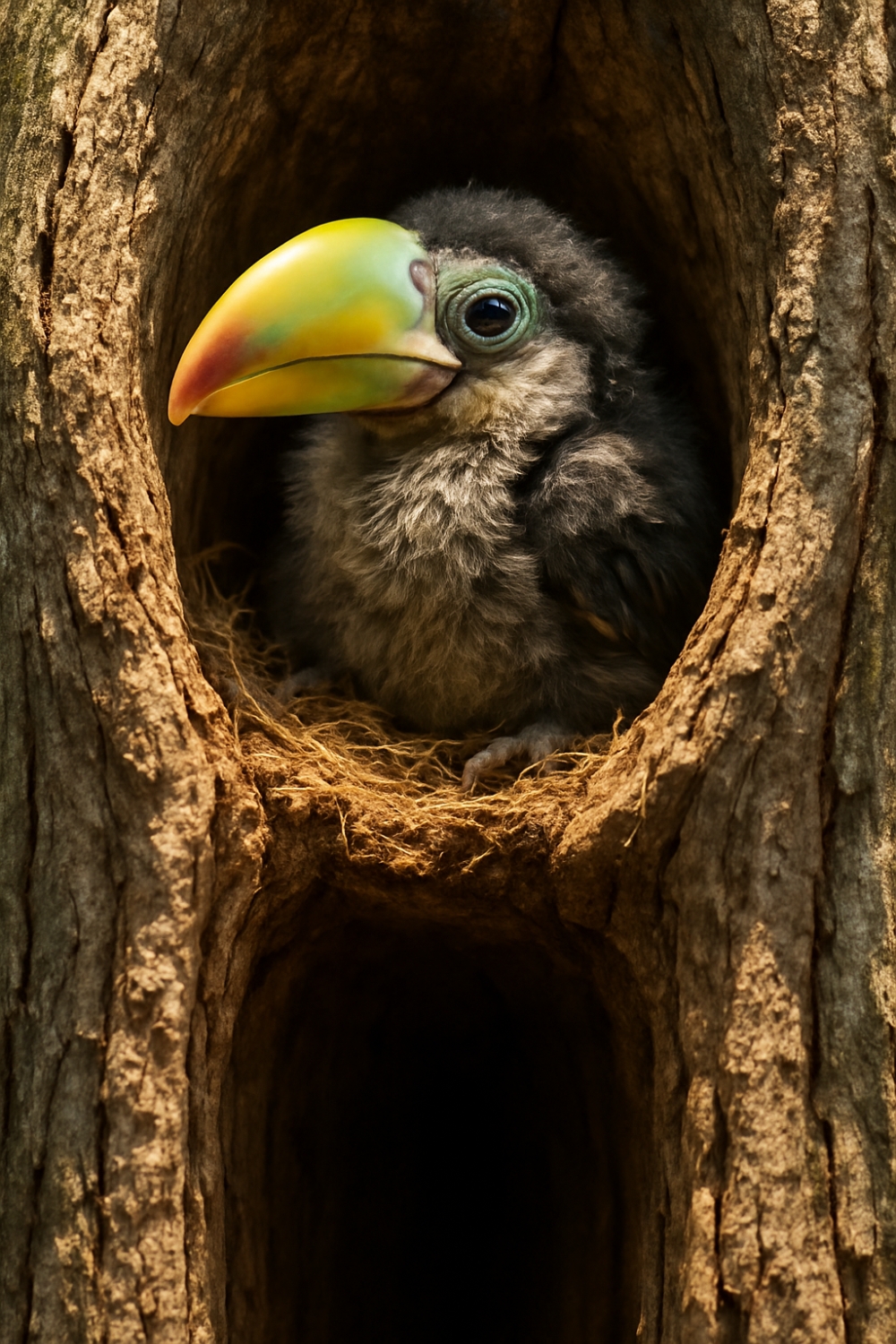 Baby Keel-Billed Toucan Guide: Central America's Vibrant Chick